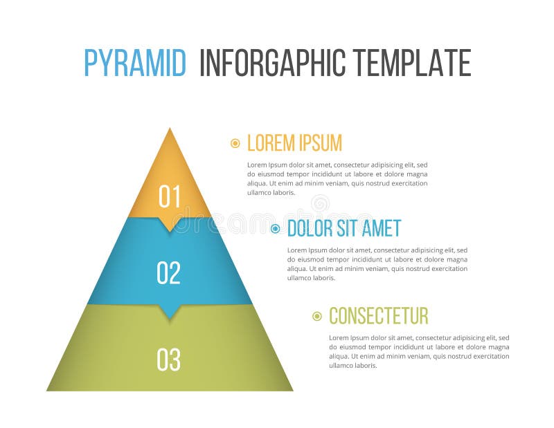 Pyramide Infographics illustration de vecteur. Illustration of vente ...