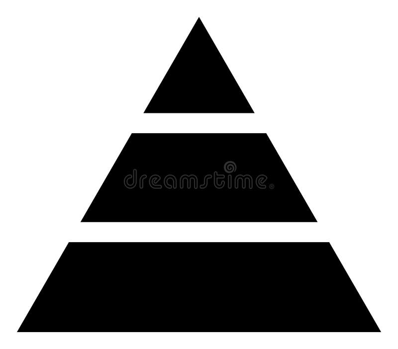 Raster Pyramide Icon Illustration Stock Illustration - Illustration of ...
