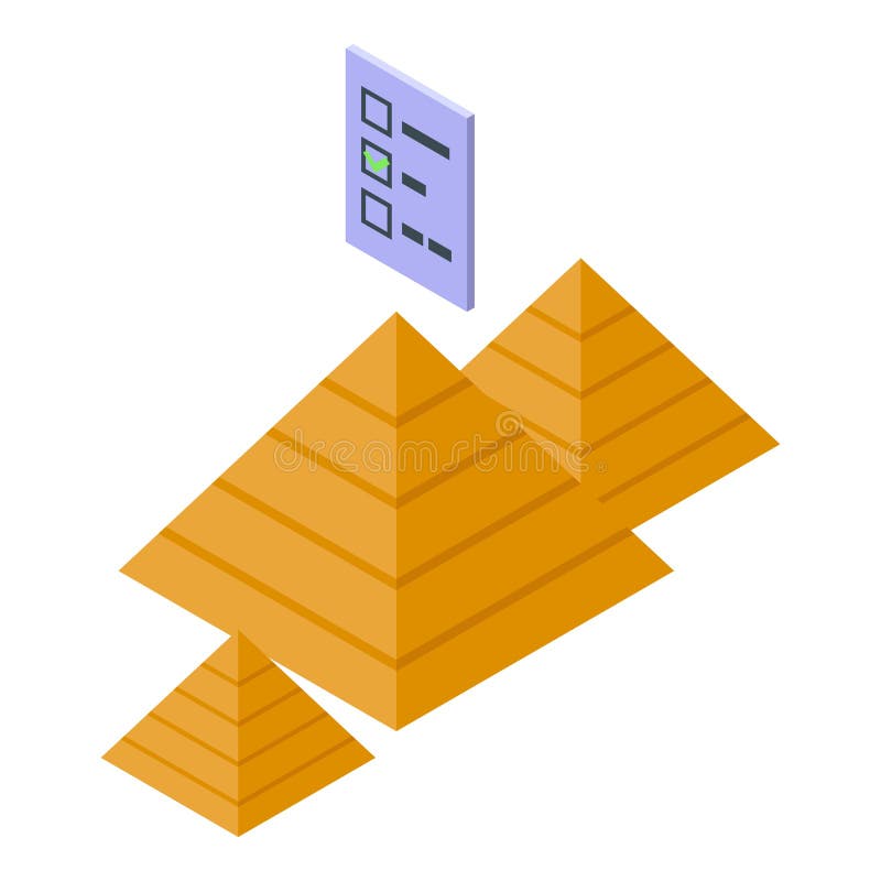 Pyramide Tour Icon Isometric Vector. Globe Travel Stock Vector ...