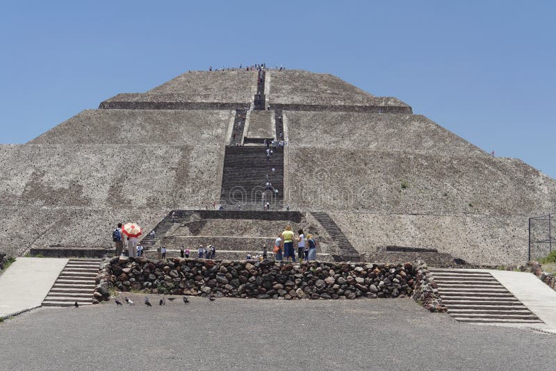 ?Pyramide Des Sun? in Teotihuacan, Mexiko Redaktionelles Stockfoto ...