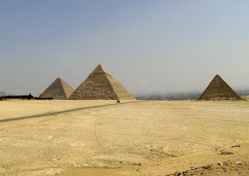 Pyramider arkivfoto. Bild av solsken, morgon, faraoh, egypten - 7217316