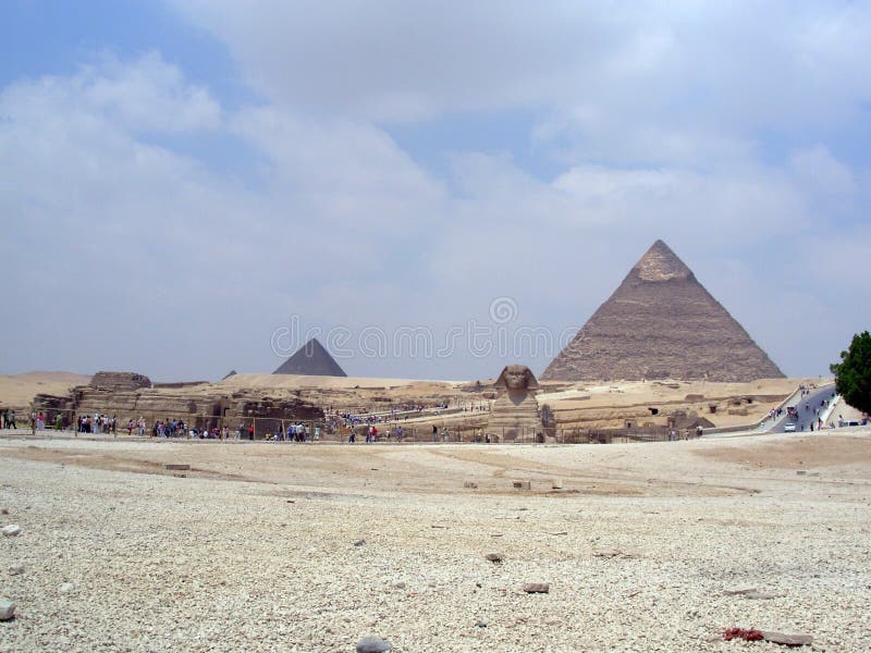 Pyramider Av Giza: Kairo Egypten Arkivfoto - Bild av mänsklig, monument ...