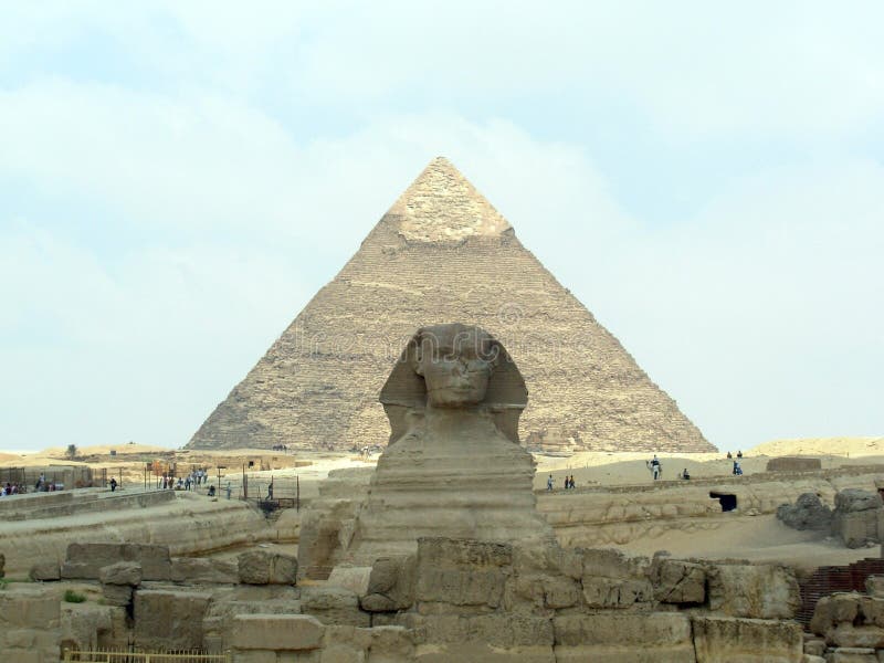 Pyramider Av Giza: Kairo Egypten Arkivfoto - Bild av geologi, värld ...