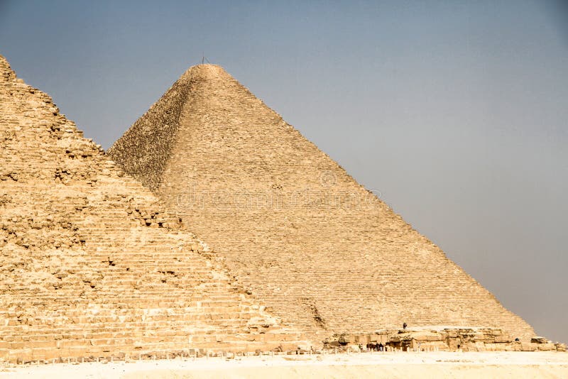 Pyramider Av Kairo, Egypten Fotografering för Bildbyråer - Bild av ...