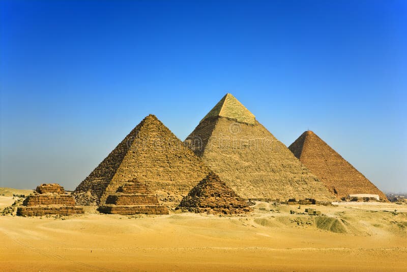 Giza pyramider arkivfoto. Bild av egyptier, historia - 30450054