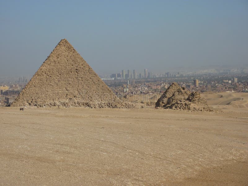 Pyramider Av Kairo, Egypten Fotografering för Bildbyråer - Bild av ...