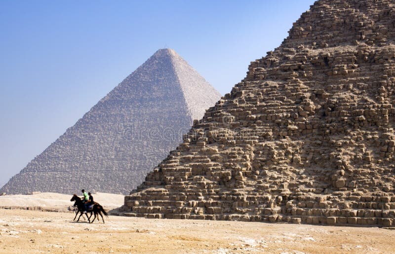 Pyramides De Giza, Le Caire, Egypte Photo stock - Image du religion ...