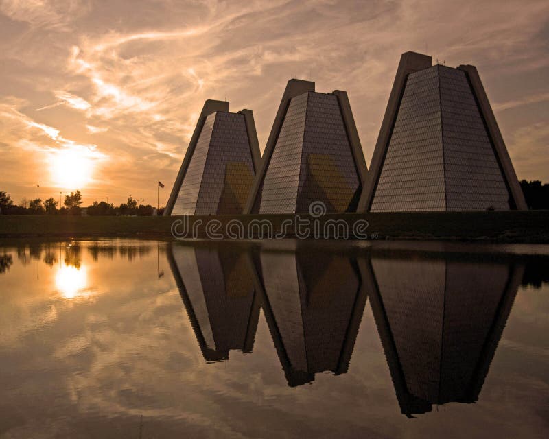 Pyramids stock image. Image of buildings, pyramids, office - 1239095