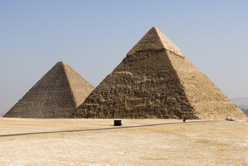 Egyptian damaged pyramid stock photo. Image of climate - 9326622