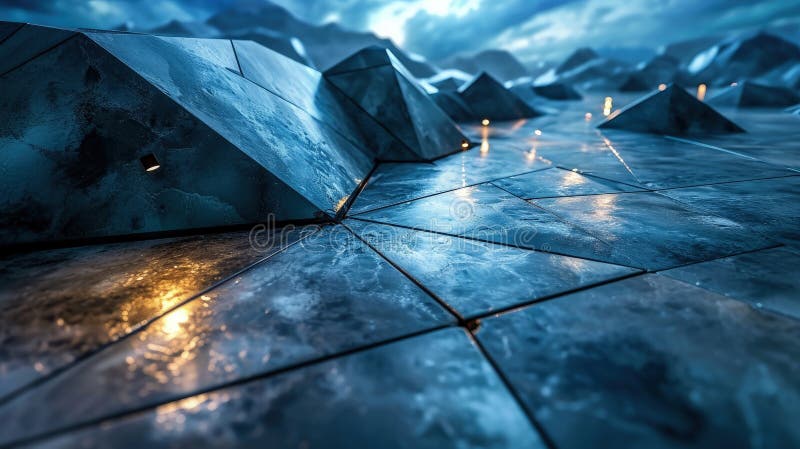 Pyramids of Ancient Egypt Resting on a Solid Cement Foundation Stock ...