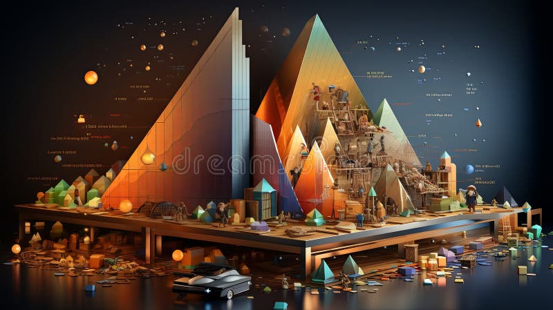 Pyramids, Bar Charts, and Other Geometric Shapes. Development or ...