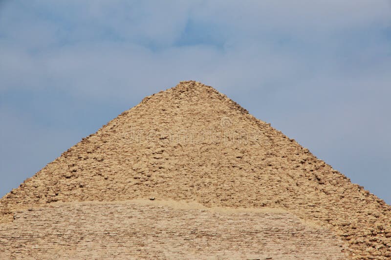 Pyramids in Dahshur, Sahara Desert, Egypt Stock Image - Image of ...