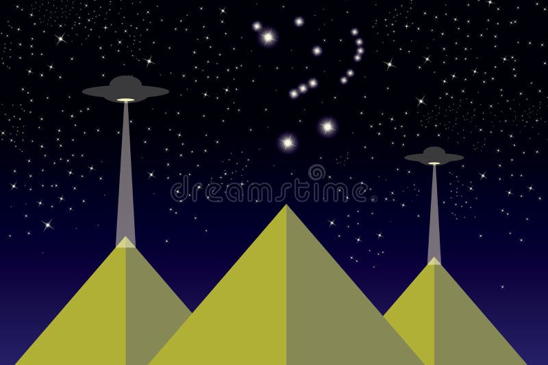 Pyramids of egypt stock illustration. Illustration of pyramid - 79638233