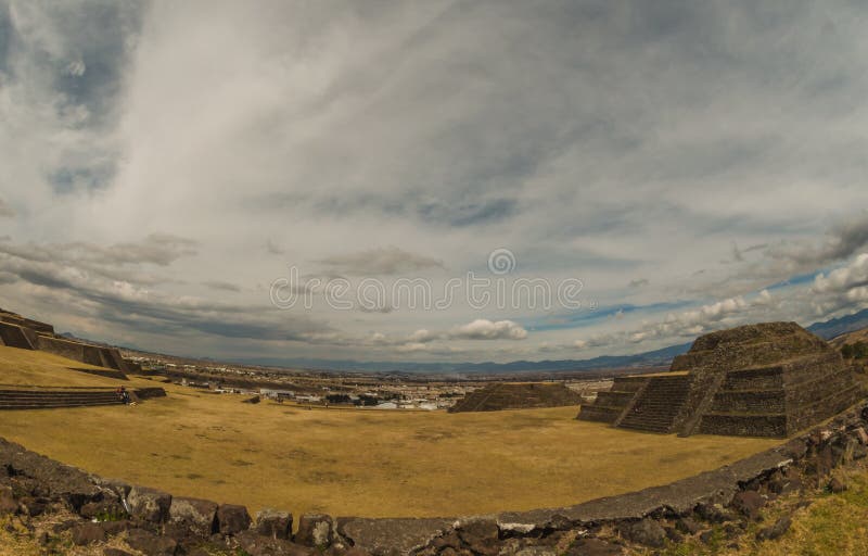 Pyramids and Foundations of Teotenango, Matlatzinca Archaeological Zone ...