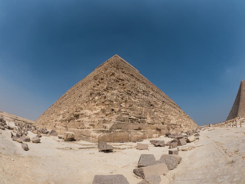 The Pyramids of Giza in Cairo, Egypt Stock Image - Image of travel ...