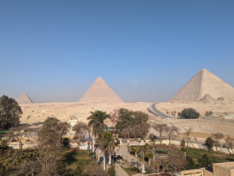 Pyramids of Giza stock image. Image of pyramids, landmark - 273263517