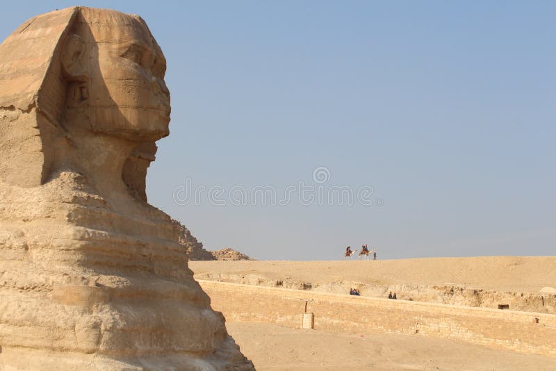 Sphinx in desert stock image. Image of historic, culture - 61005513