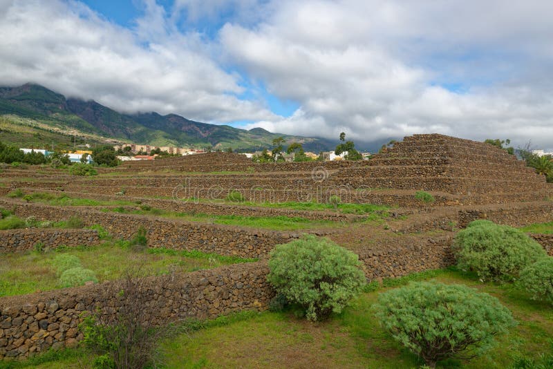 Guimar Pyramids, Tenerife, Spain Stock Image - Image of archeology ...