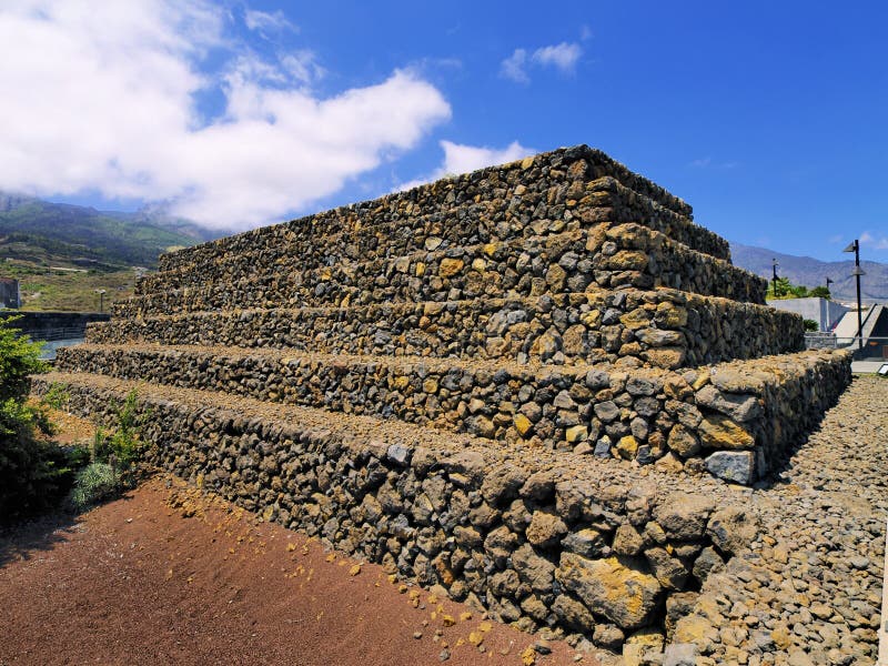 Pyramid of Guimar Tenerife stock image. Image of building - 142976339