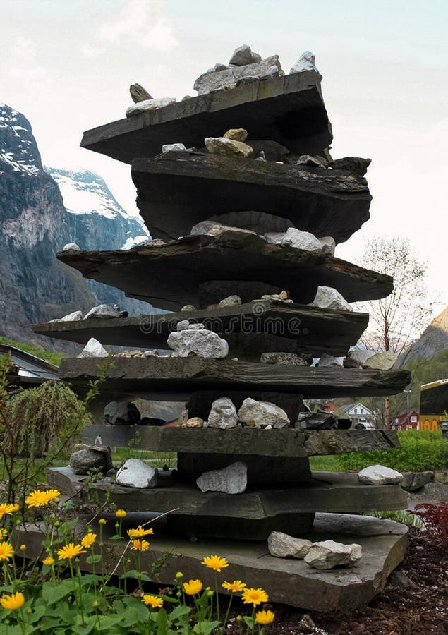 Pyramids made of stones stock image. Image of tourist - 180075785