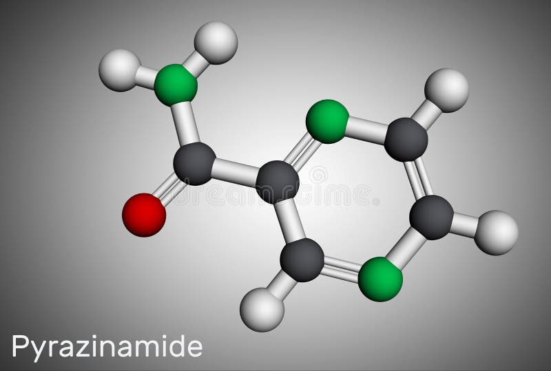 Pyrazinamide, Molecule. it is Antituberculosis Agent Used As a ...