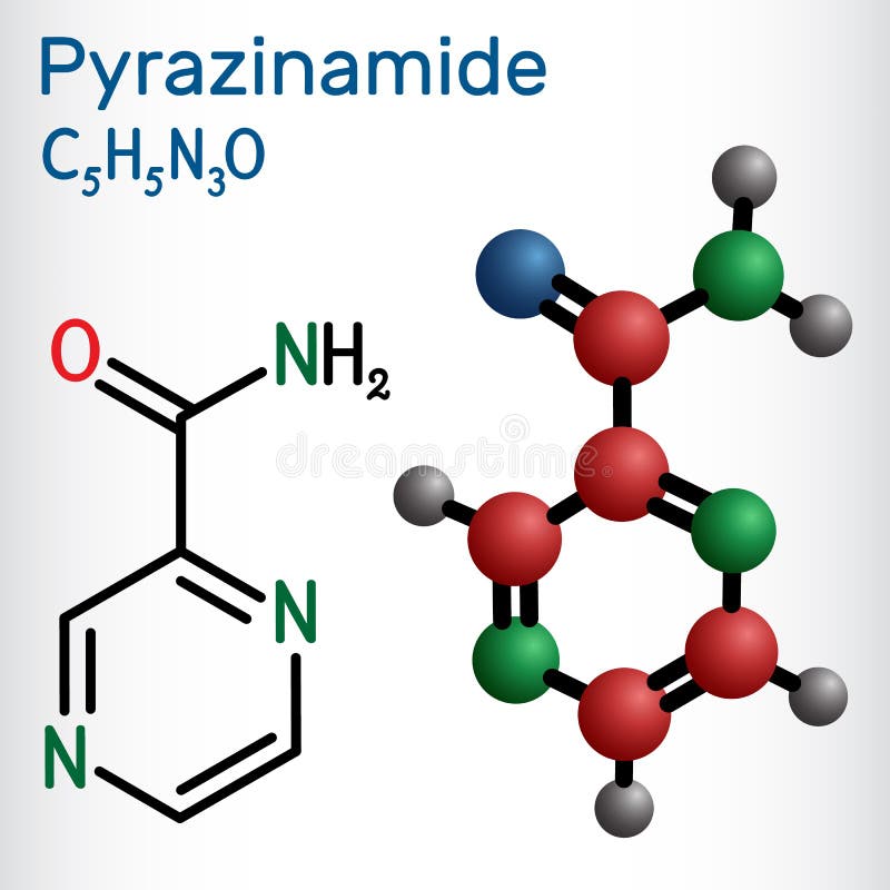 Pyrazinamide, Molecule. it is Antituberculosis Agent Used As a ...