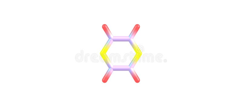 Pyrazine molecule on white stock illustration. Illustration of ...