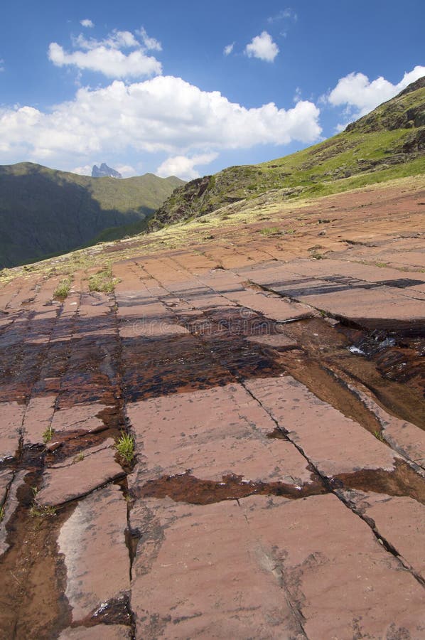 Pyrenean landscape stock image. Image of creek, mysterious - 9061875