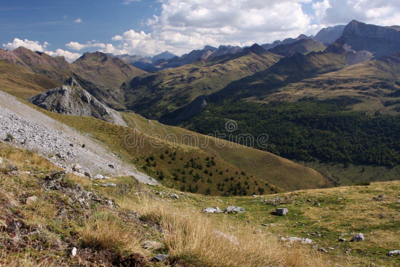 French Pyrenees stock photo. Image of view, scenery, europe - 20085776