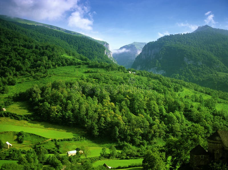 Pyrenees stock photo. Image of country, geography, countryside - 4097328