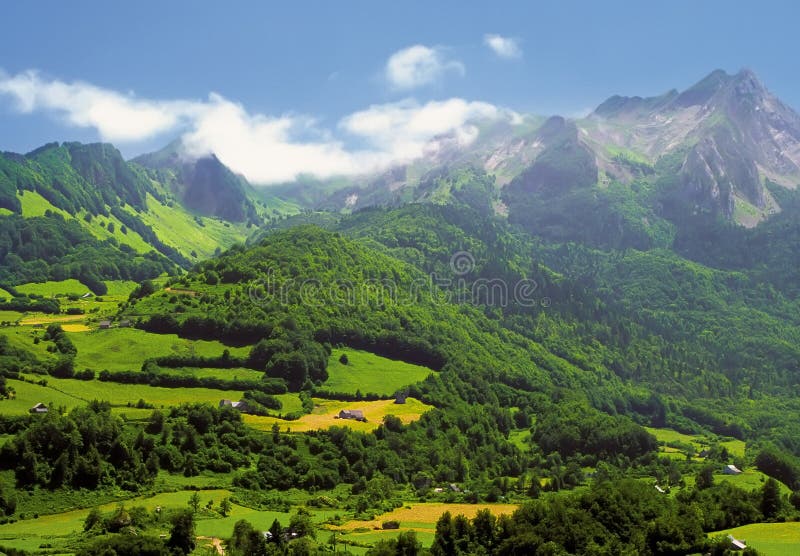 Pyrenees stock photo. Image of country, geography, countryside - 4097328