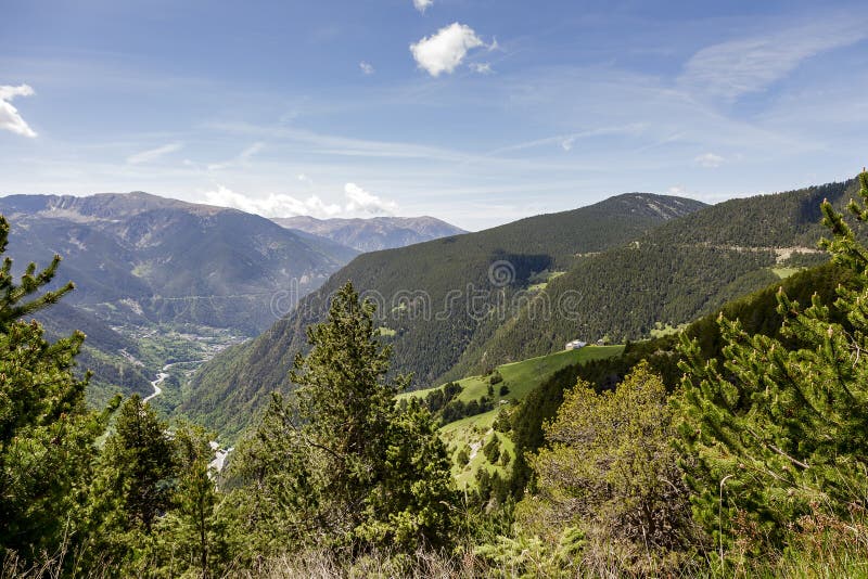 Pyrenees at Andorra stock photo. Image of destination - 39352154
