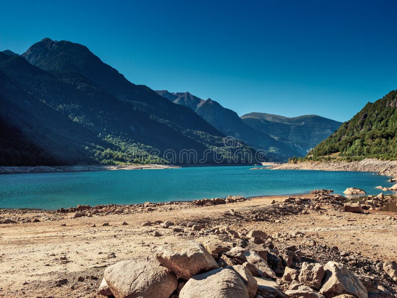 Pyrenees landscape stock image. Image of outdoors, blue - 41285771