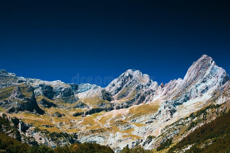 Pyrenees mountains stock image. Image of scenic, landscape - 37361617