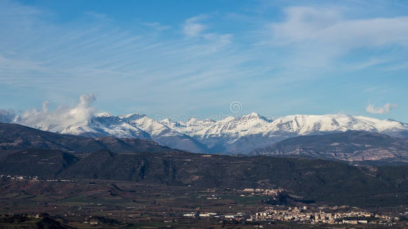 Snow in the Pyrenees stock photo. Image of sunny, travel - 57976546