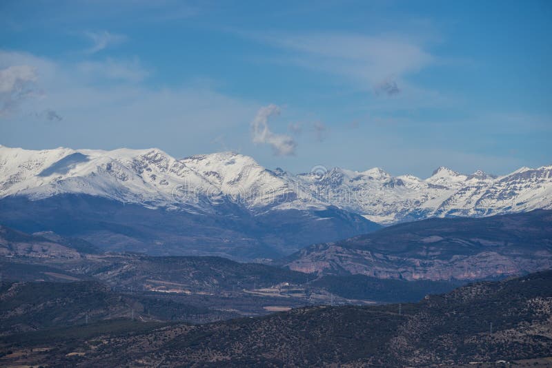 Snow in the Pyrenees stock photo. Image of sunny, travel - 57976546
