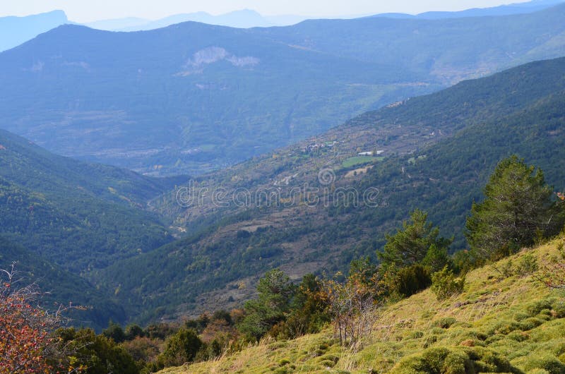 Mountainscapes in the Aragonese Pyrenees Stock Image - Image of areas ...