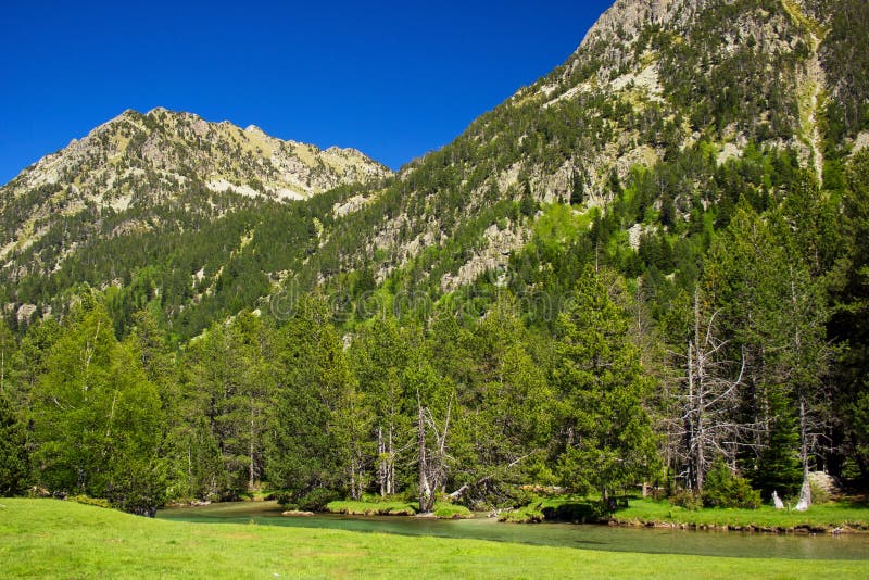 Pyrenees in Spain stock image. Image of scenery, outdoors - 25648441