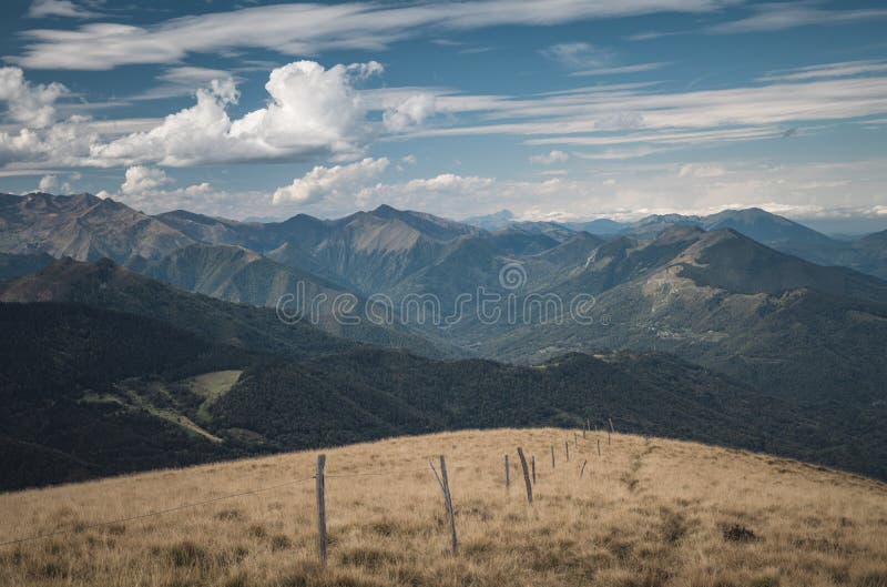 Pyrenees View from the Pla D Adet Ski Resort Stock Photo - Image of ...
