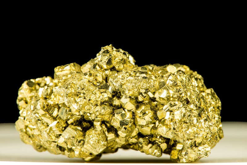 Pyrite, Mineral Under a Microscope Stock Photo - Image of medical ...