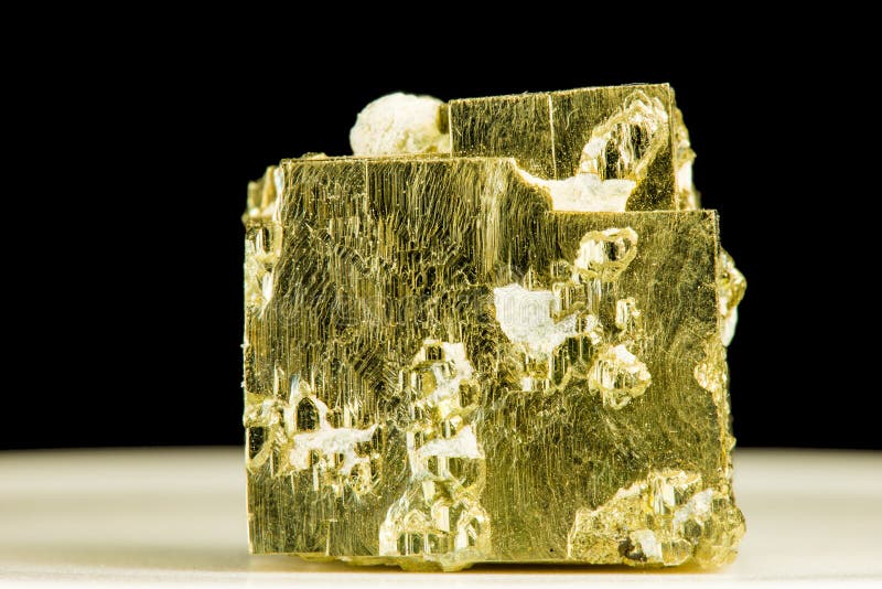 Pyrite, Mineral Under a Microscope Stock Photo - Image of medical ...