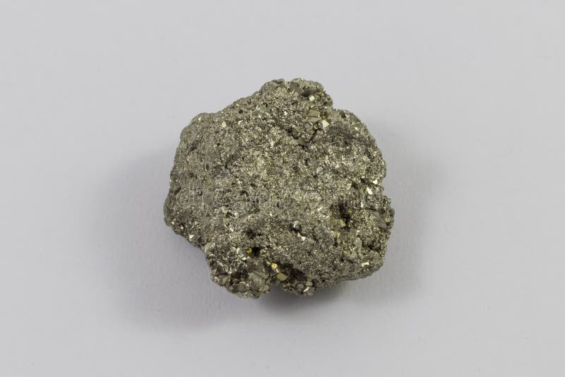 Pyrite Chunk stock photo. Image of chunk, crystals, arrow - 88681722