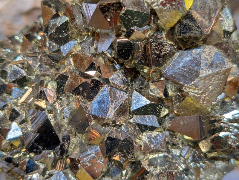 Pyrite mineral texture stock photo. Image of mineralogy - 376508700