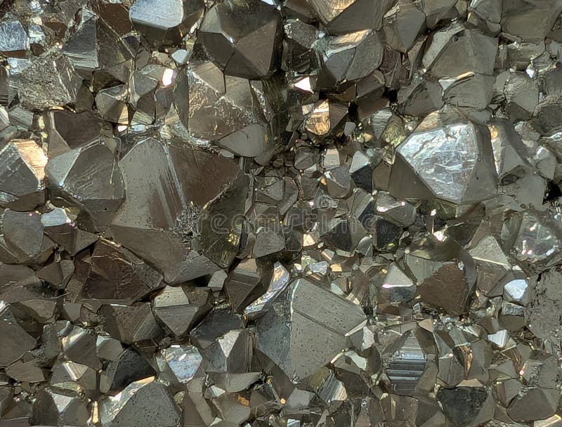Pyrite mineral texture stock image. Image of stone, science - 378976607