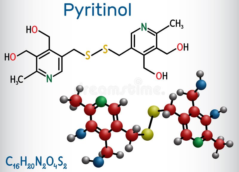 Pyritinol Molecule, is a Vitamin B6. Structural Chemical Formula Stock ...