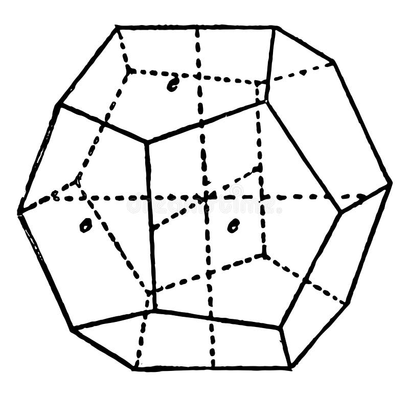 Pyritohedron Vintage Stock Illustrations – 7 Pyritohedron Vintage Stock ...