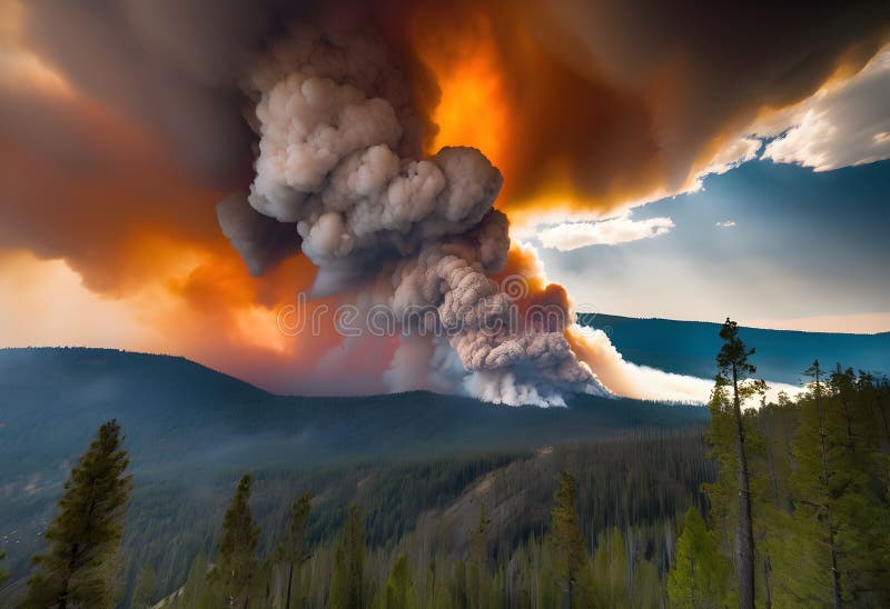 Pyrocumulus Stock Illustrations – 22 Pyrocumulus Stock Illustrations ...