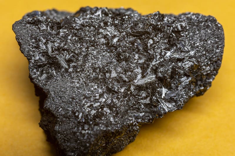 Pyrolusite crystals stock photo. Image of system, closeup - 276896450