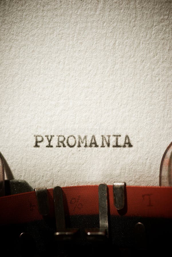 Pyromania concept view stock image. Image of fire, writing - 268011633