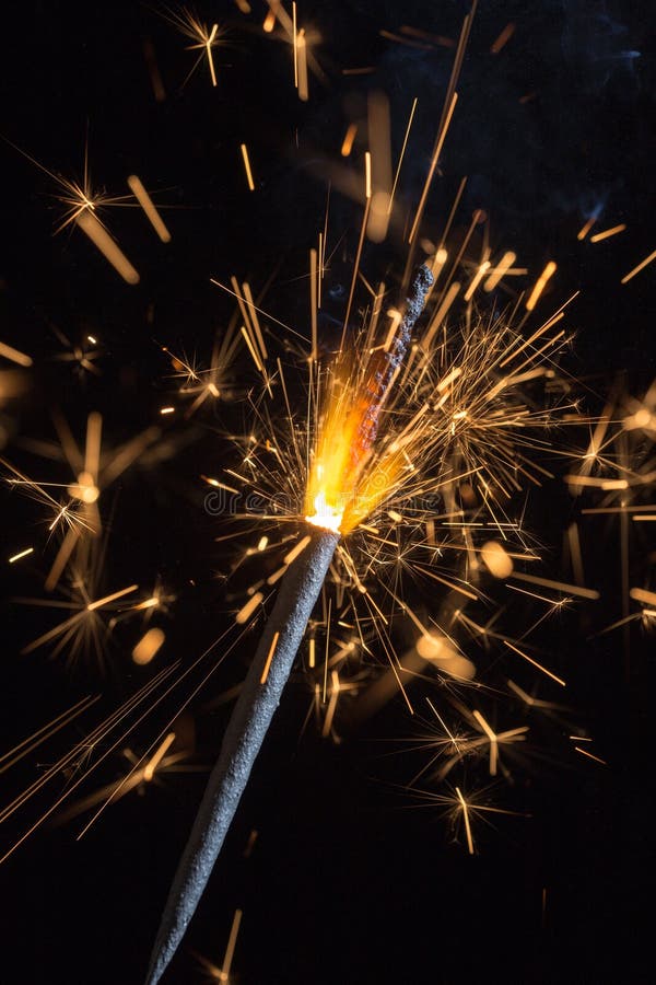 Pyrotechnics close up stock image. Image of light, abstract - 234984933